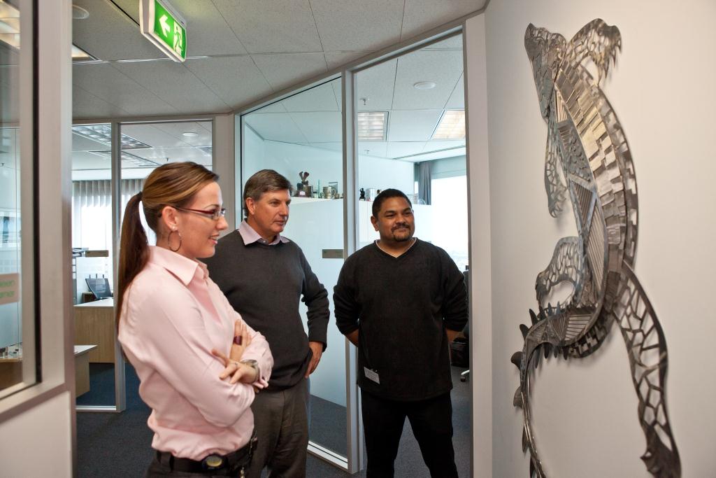 2m Crocodile | Aboriginal Steel Art